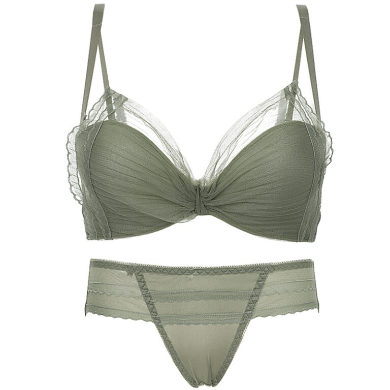 Textured bra set - narihousestore