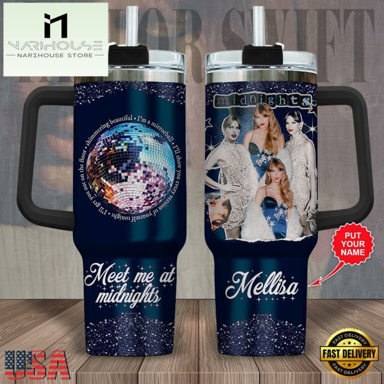 Personalized Name RED Taylor Swift The Eras Tour 40oz Stanley Tumbler ...
