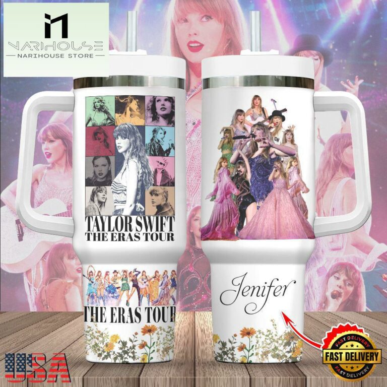 Personalized Name Taylor Swift Swiftie 40oz Stanley Tumbler , Taylor ...