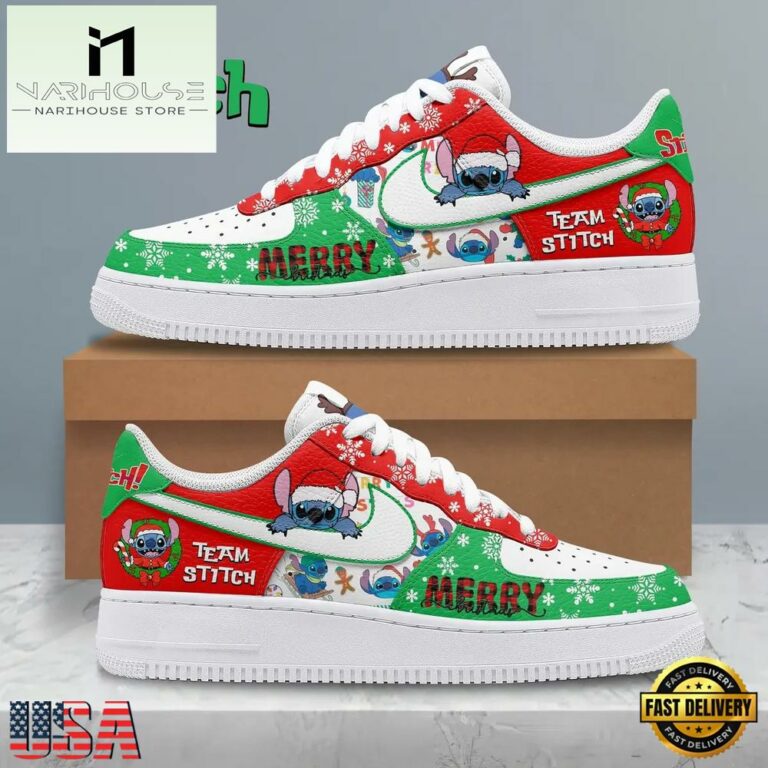 Team Grinch Merry Christmas Air Force 1 Shoes , Running Sneakers Shoes ...