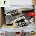 NCAA Custom Name Purdue Boilermakers Air Force 1 Shoes , Men’s Women’s ...