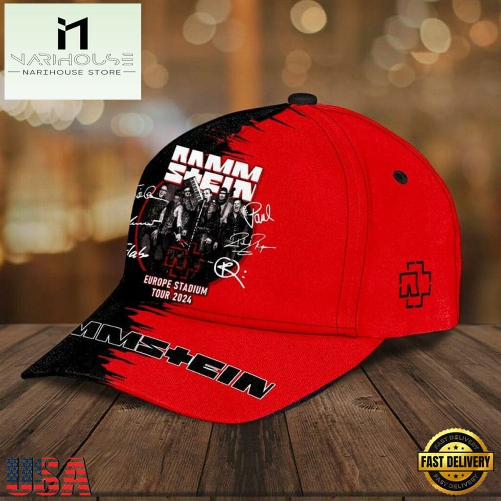 NHL Rammstein Europe Stadium Tour 2025 Classic Cap , Baseball Caps