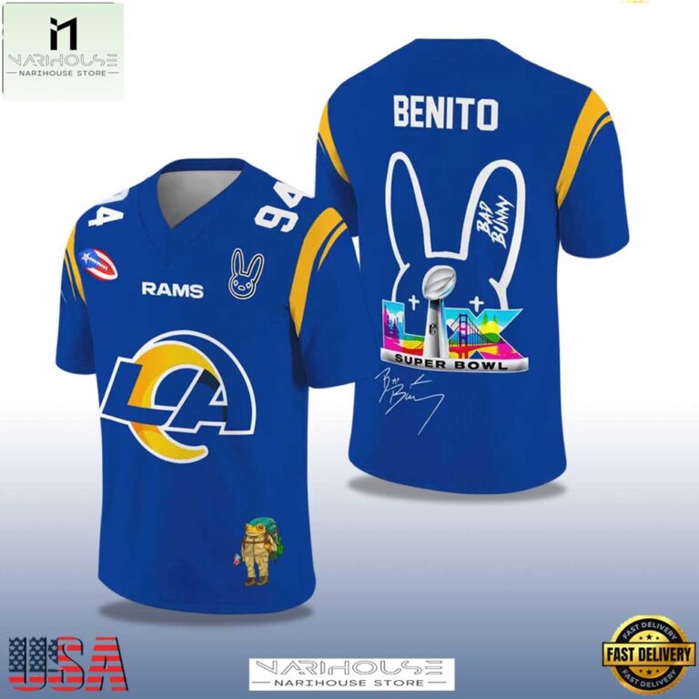 Los Angeles Rams x Bad Bunny 2026 Super Bowl LX Football Jersey